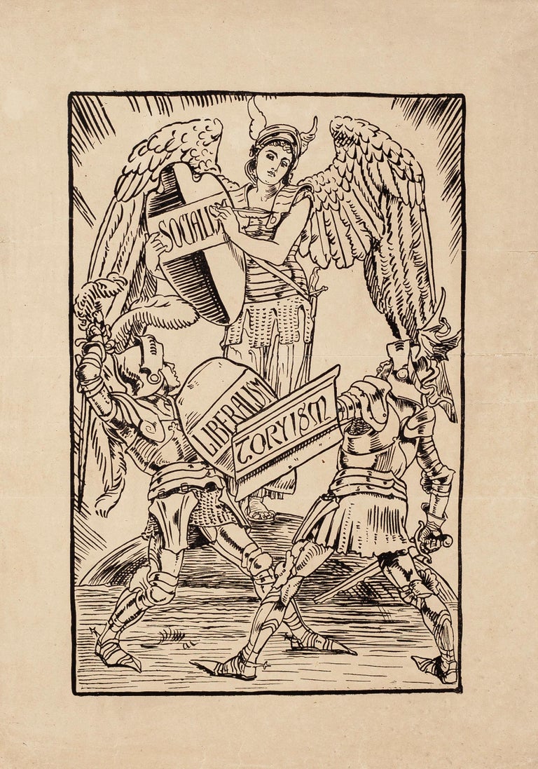 Unknown - Political Satire - Woodcut Paper by Unknown British Artist ...
