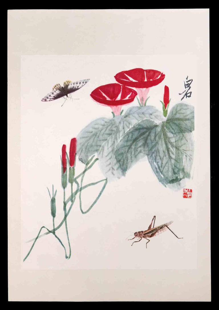 Unknown - Poppies - Vintage Phototype Print - 1970s For Sale at 1stDibs