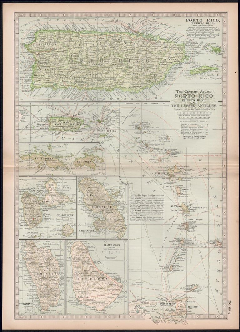 Unknown - Porto Rico (Puerto Rico) and The Lesser Antilles. Century ...