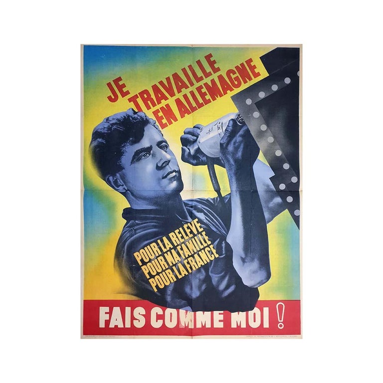 Unknown - Propaganda poster during the Second World War for going to ...