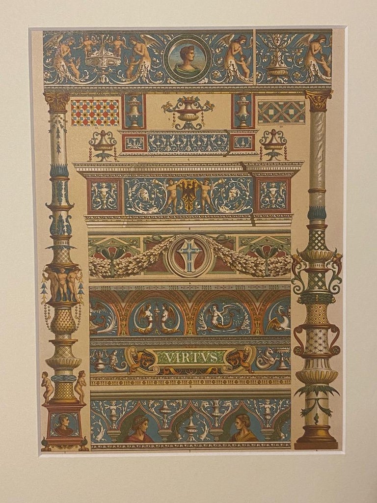 Unknown - Rinascimento Italiano - Vintage Chromolithograph - 19th ...