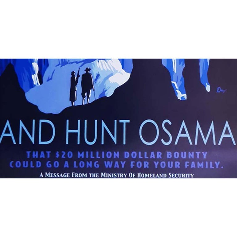 Unknown - Satyrical poster Visit the landscapes of Afghanistan and hunt ...