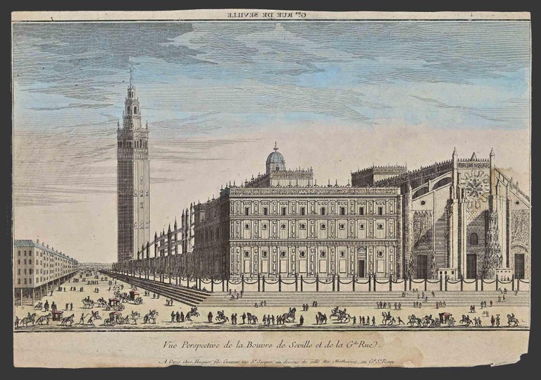 Unknown - Seville Cathedral - Etching by Unknown - 18th Century For ...
