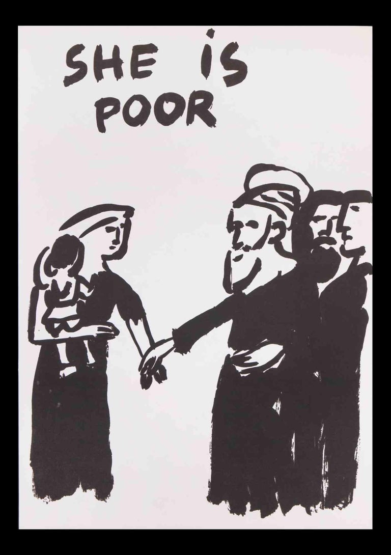 Unknown - She is Poor - from Bread and Puppet - Vintage Offset by ...