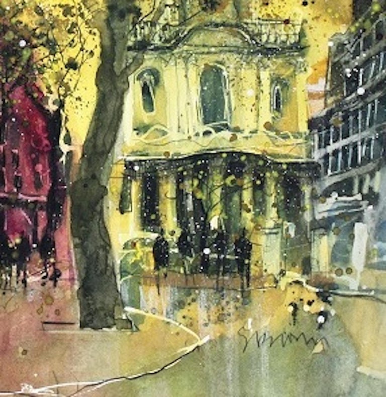 Unknown - St Mary Le Strand, London, Cityscape Art, London Art ...