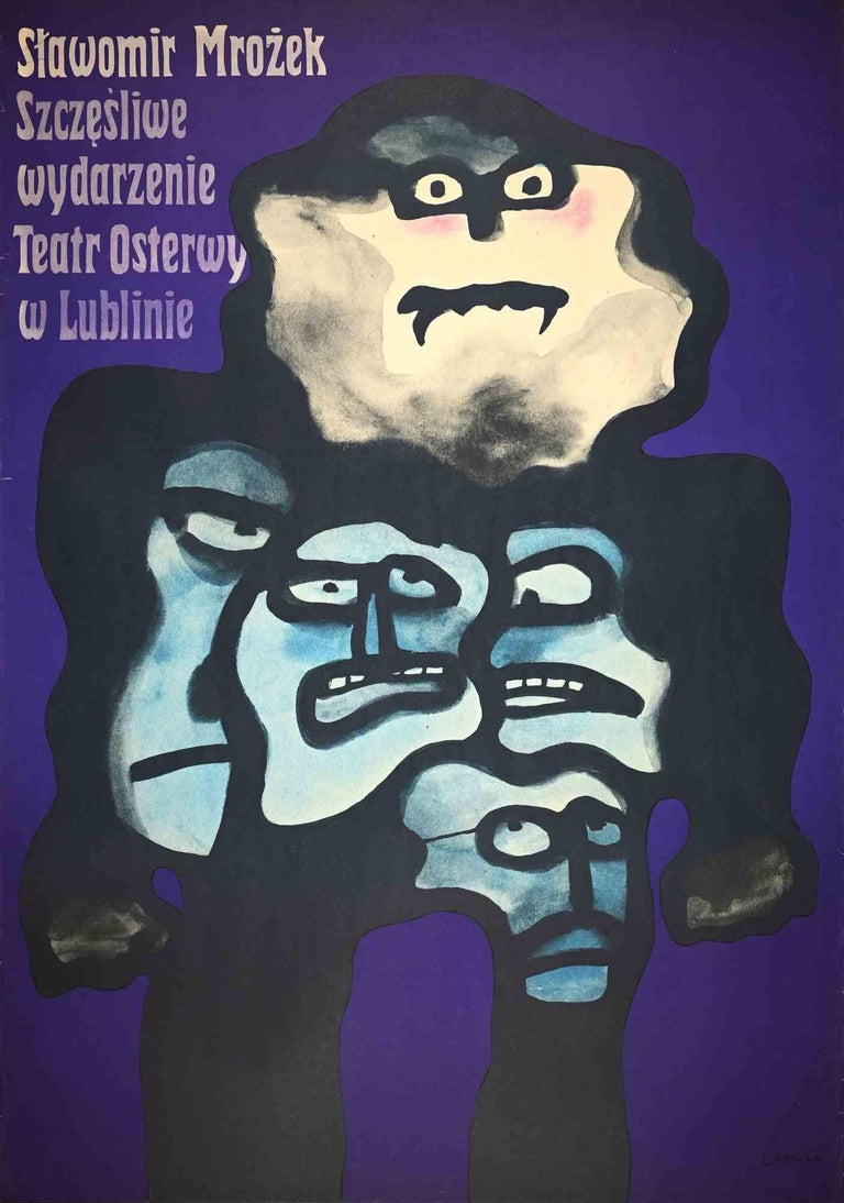 Unknown - Stawomir Mrozek - Vintage Poster - 1970s For Sale at 1stDibs