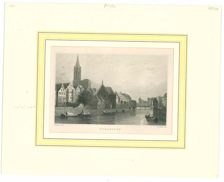 Unknown - Strasburg - Original Lithograph - Mid-19th Century For Sale ...
