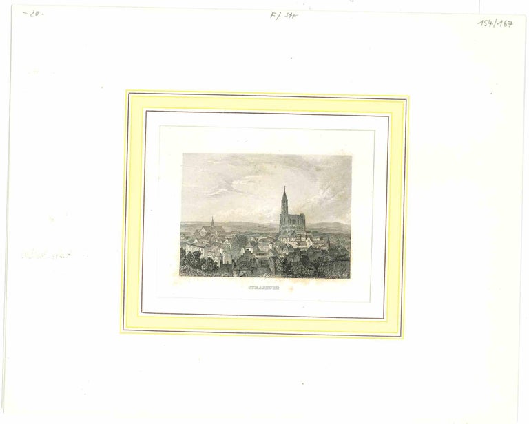 Unknown - Strasburg - Original Lithograph - Mid-19th Century For Sale ...