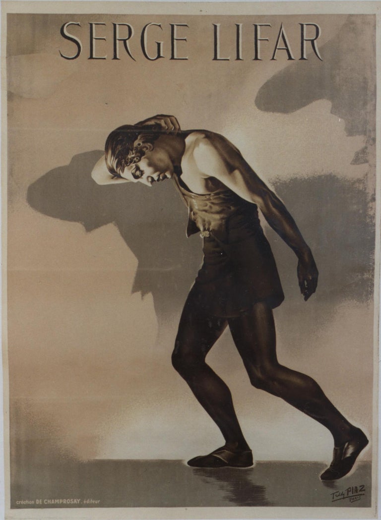 Unknown - Teddy Piaz. Serge Lifar. Ca 1928. For Sale at 1stDibs