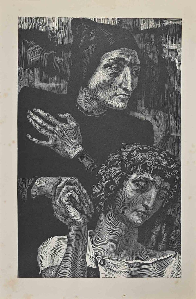Albert Decaris - The Compassion - Etching - Early 20th Century For Sale ...