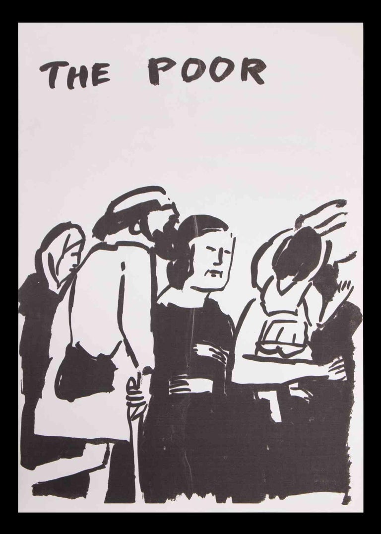 Unknown - The Poor - Vintage Offset by Various Artists - 1970s For Sale ...