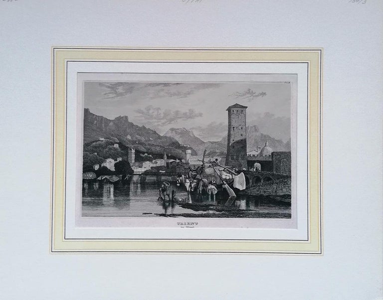Unknown - View of Trient - Original Lithograph on Paper - 19th Century ...