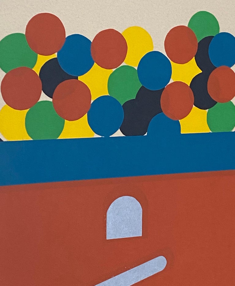 Unknown - Vintage Framed Serigraph "Jawbreakers" by Lee Lerfald C.1977 ...