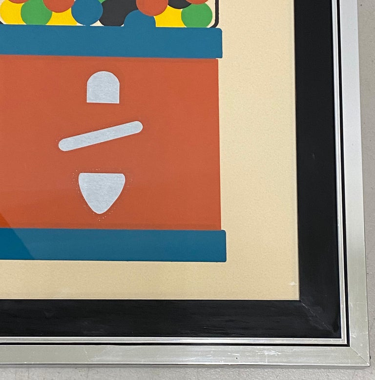 Unknown - Vintage Framed Serigraph "Jawbreakers" by Lee Lerfald C.1977 ...