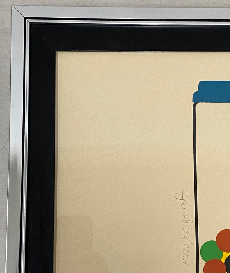 Unknown - Vintage Framed Serigraph "Jawbreakers" by Lee Lerfald C.1977 ...