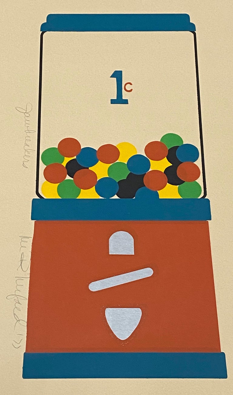 Unknown - Vintage Framed Serigraph "Jawbreakers" by Lee Lerfald C.1977 ...