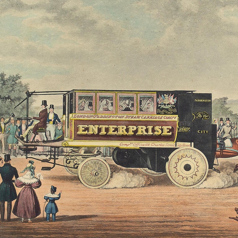 Unknown - Walter Hancock’s Enterprise Steam Omnibus, 19th-Century Hand ...