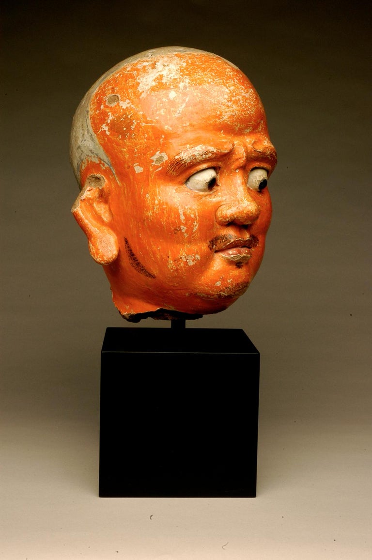 Unknown - Stucco Portrait of a Lohan China Yuan/Ming Dynasty, circa ...
