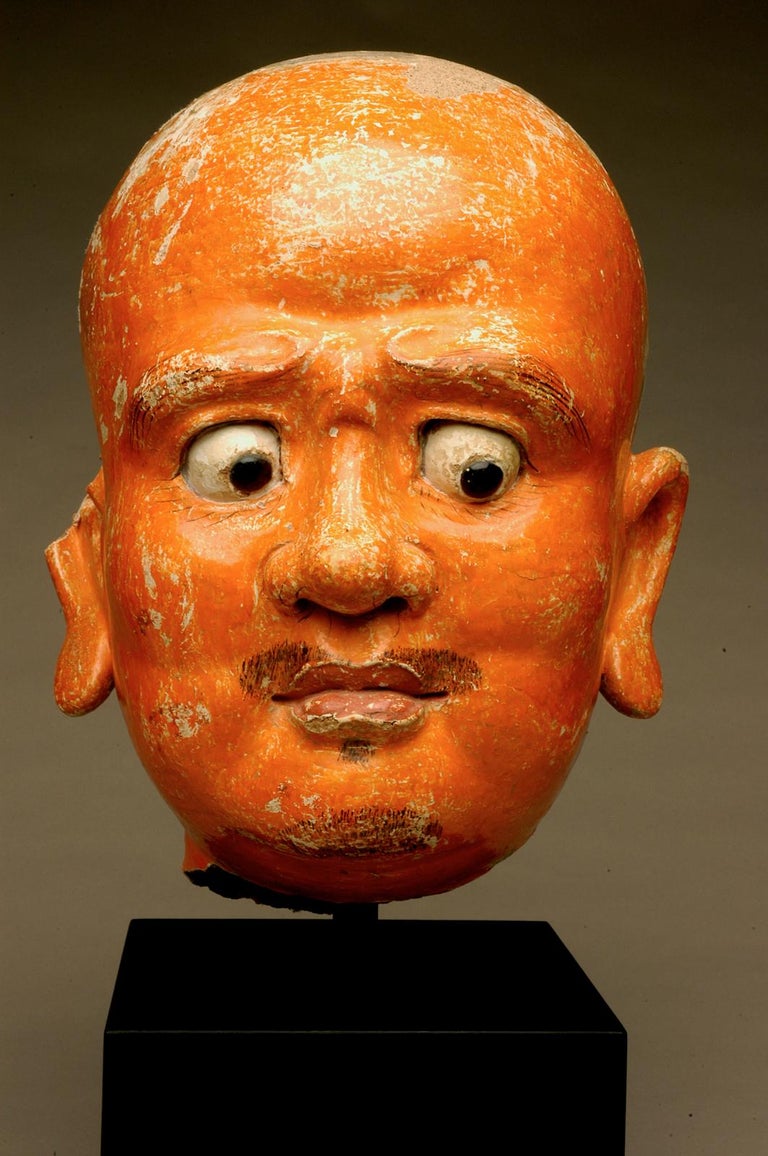 Unknown - Stucco Portrait of a Lohan China Yuan/Ming Dynasty, circa ...