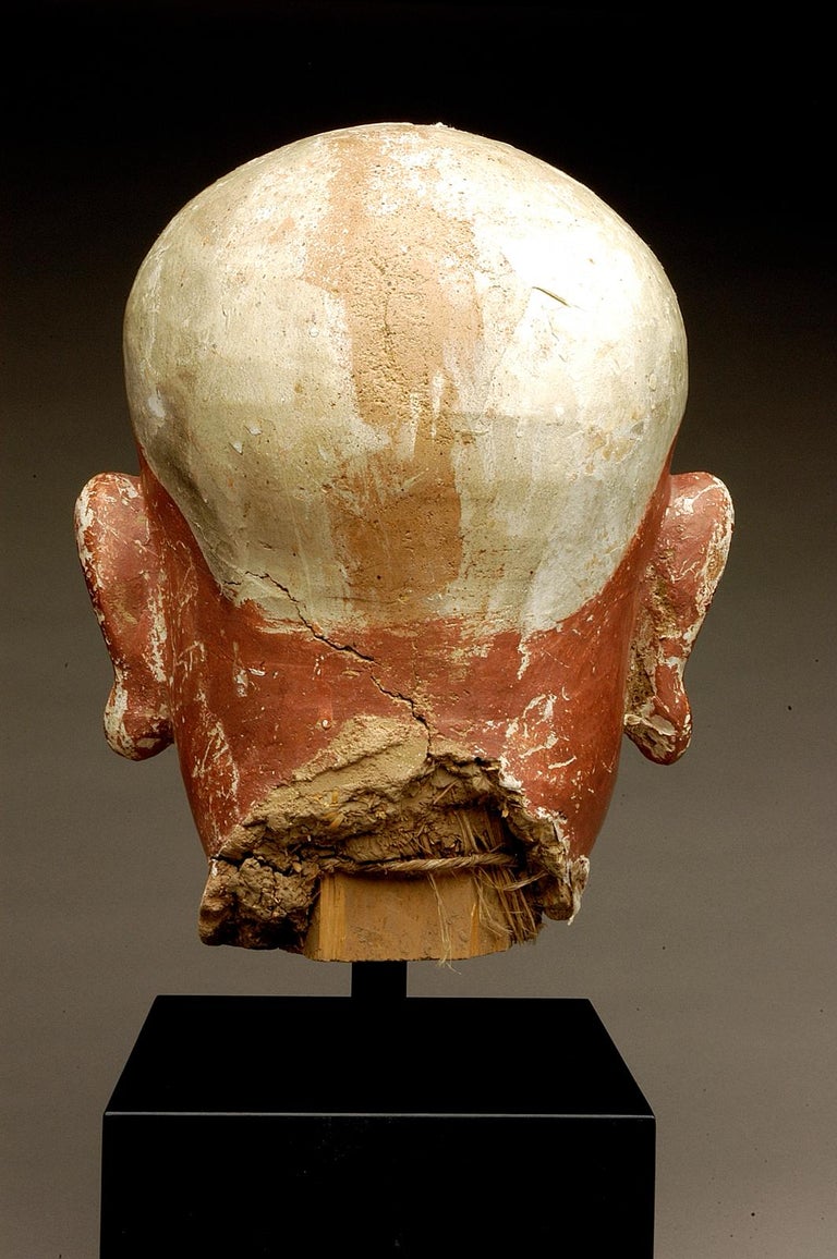 Unknown - Stucco Portrait of a Lohan China, Yuan/Ming Dynasty, circa ...