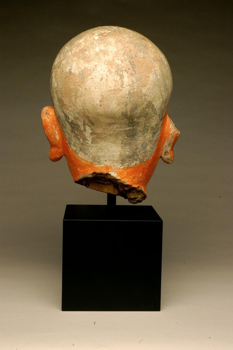 Unknown - Stucco Portrait of a Lohan China Yuan/Ming Dynasty, circa ...