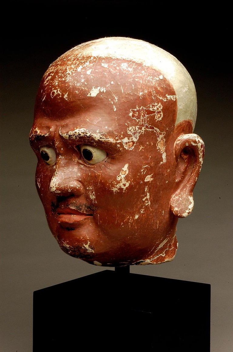 Unknown - Stucco Portrait of a Lohan China, Yuan/Ming Dynasty, circa ...