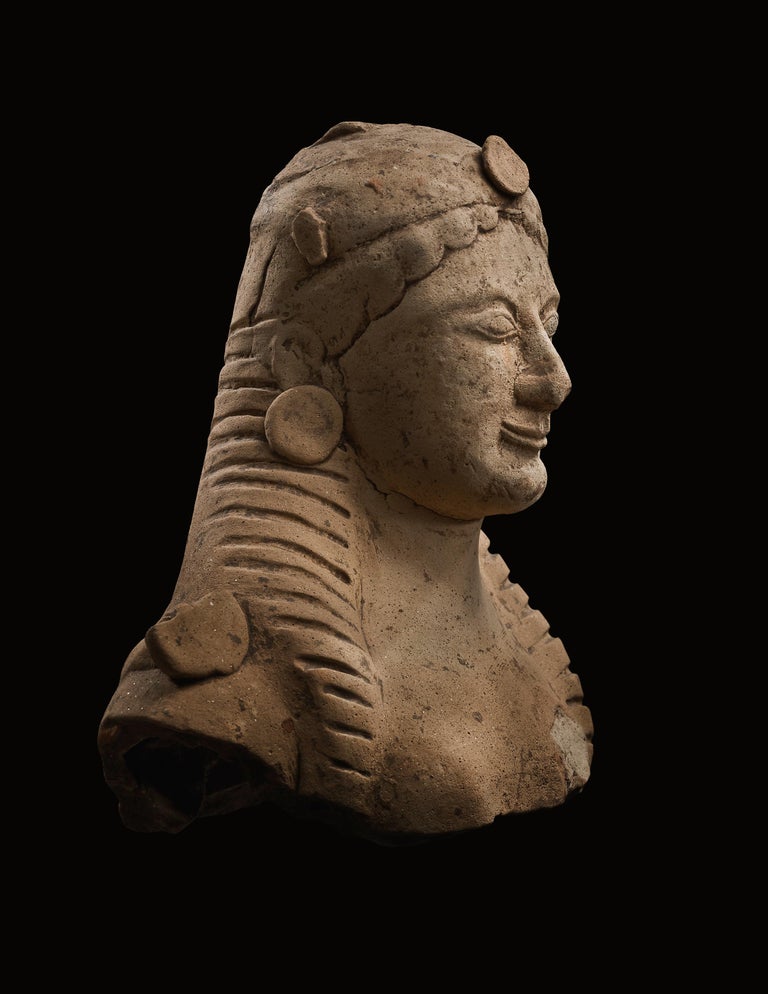 Unknown - 6th Century BCE Archaic Greek Terracotta Kore Female Bust For ...