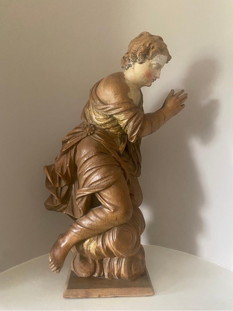 Unknown - A pair of late 17th century Northern European carved oak ...