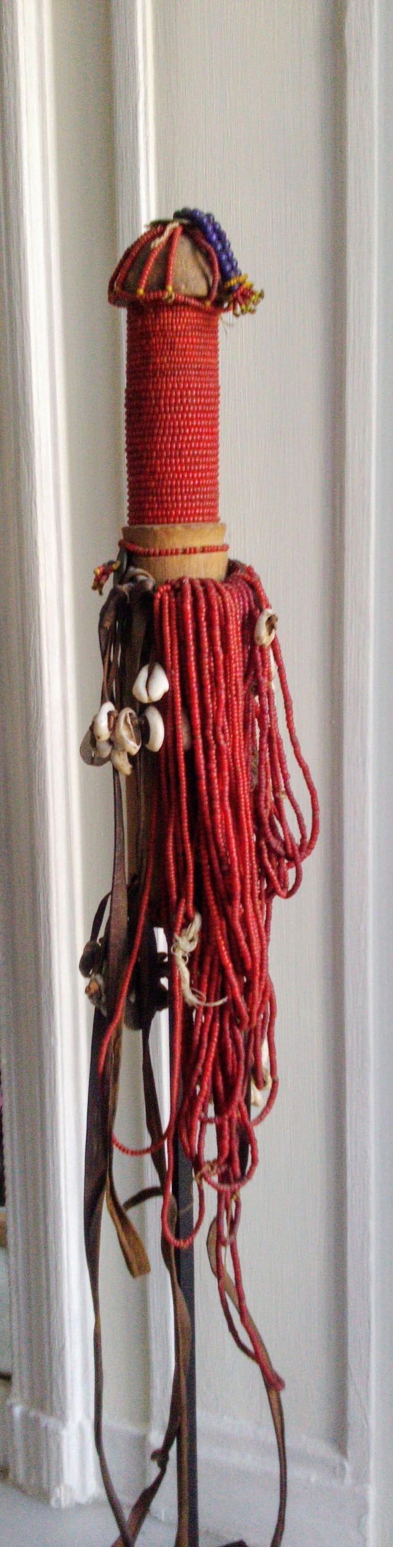 Unknown - Antique authentic African abstract tribal art, Fali doll ...