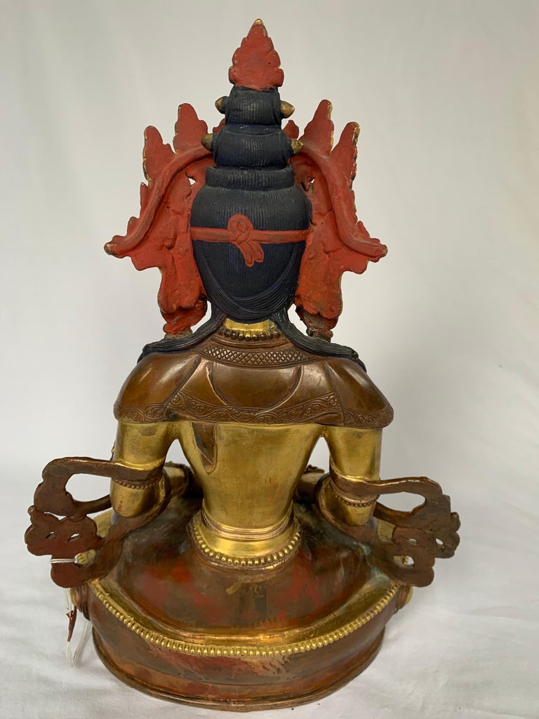 Unknown - Aparmita Statue 12 Inch with 24K Gold Handcrafted by Lost Wax ...