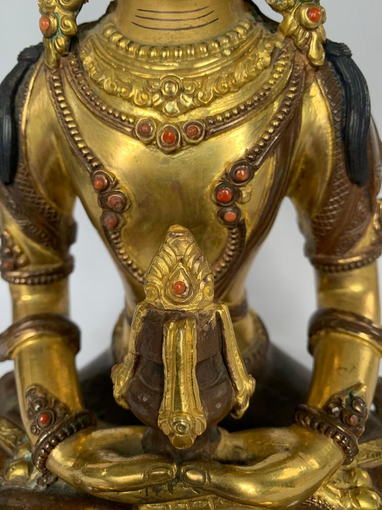 Unknown - Aparmita Statue 12 Inch with 24K Gold Handcrafted by Lost Wax ...