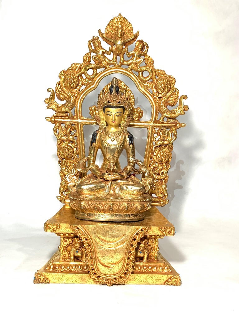 Unknown - Aparmita Statue 18 Inch Full Gold Handcrafted By Lost Wax ...