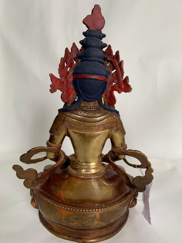 Unknown - Aparmita Statue 9 Inch with 24K Gold Handcrafted by Lost Wax ...