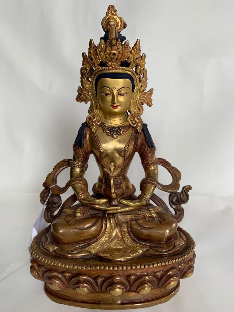Unknown - Aparmita Statue 9 Inch with 24K Gold Handcrafted by Lost Wax ...