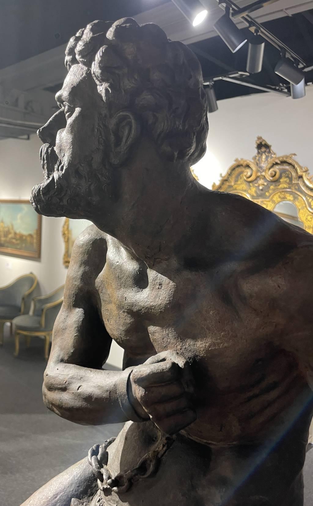 Unknown - Maestro escultor barroco - Escultura en terracota del siglo ...