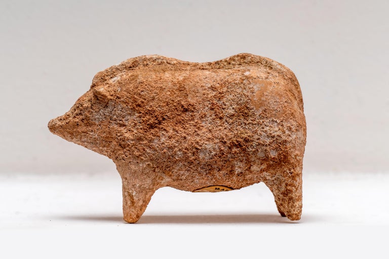 Unknown - ANCIENT GREEK (BOEOTIAN) TERRACOTTA FIGURE OF A BOAR For Sale ...