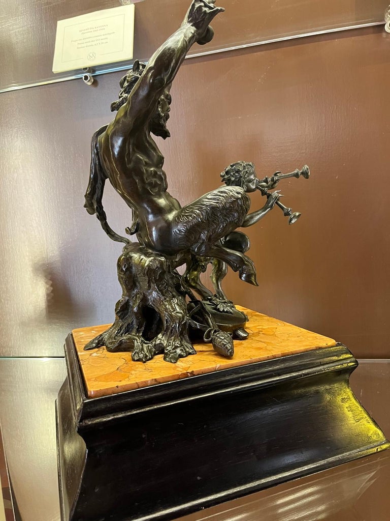 Unknown - Figuratif nu figuratif en bronze Satyre satyre mythologique ...