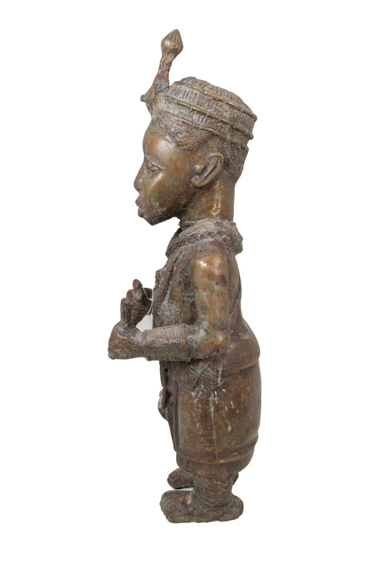 Unknown - "Bronze Statue - Ife, Nigeria, " Bronze Sculpture created ...