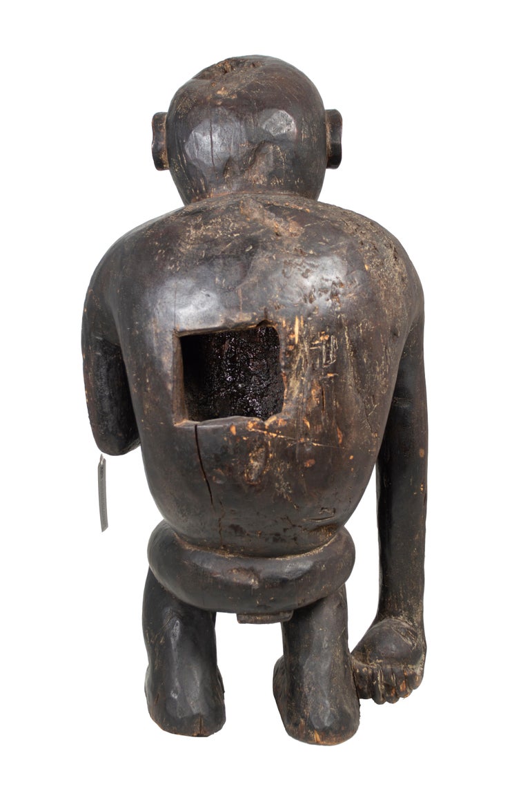 Unknown - "Fang Tribe Gabon M'boula Statue, " Carved Wood and Ivory For ...
