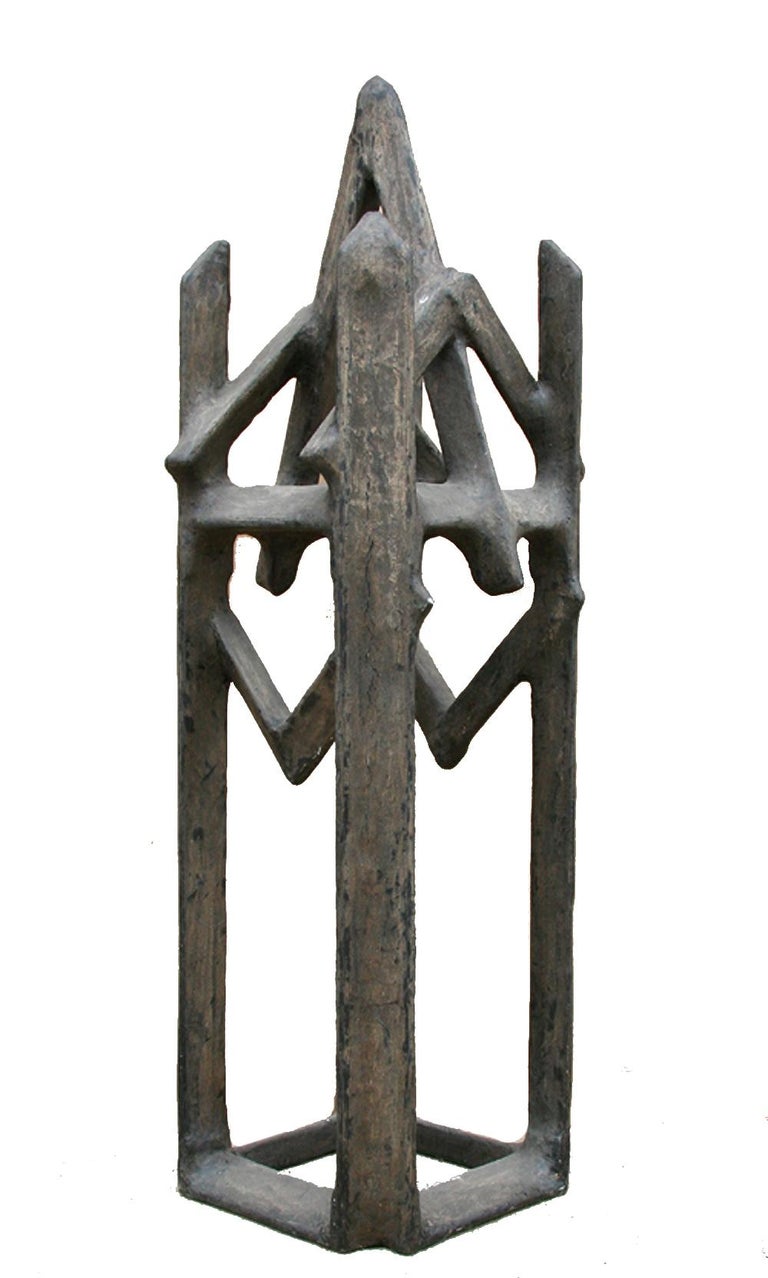 Unknown - Geometric Abstract Tower Sculpture For Sale at 1stDibs