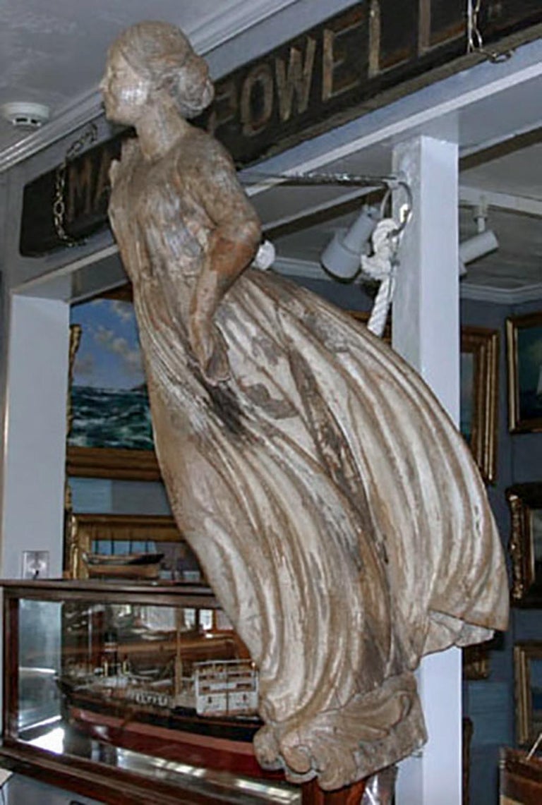 Unknown - Graceful Figure Ships Figurehead For Sale at 1stDibs