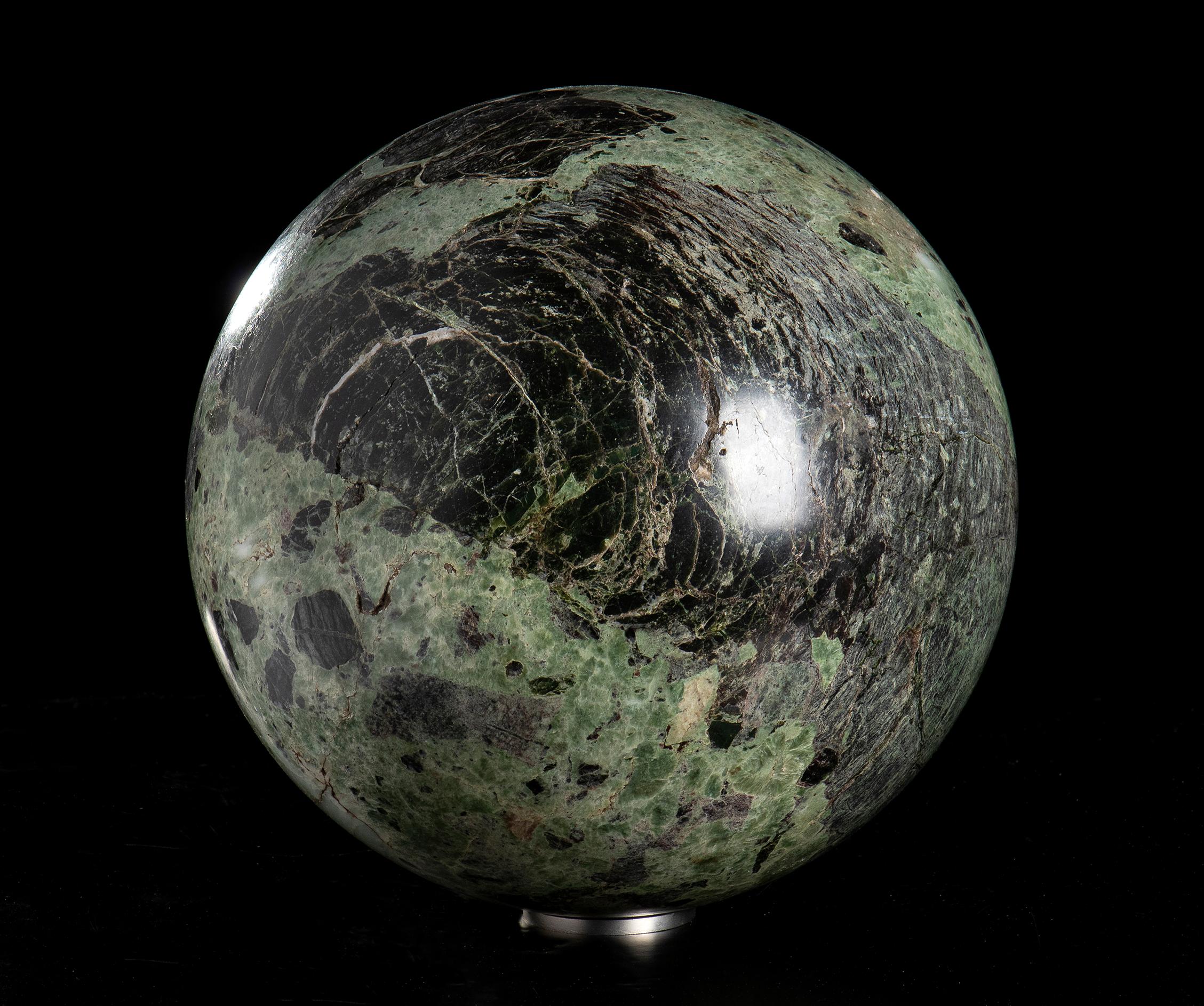 Marble Sphere Black - 12 For Sale on 1stDibs