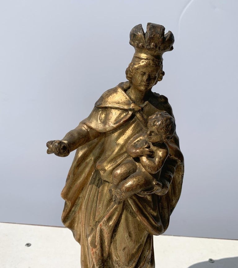 Unknown - Italian Carved Gilded Wood Sculpture, Italy, 18th Century ...