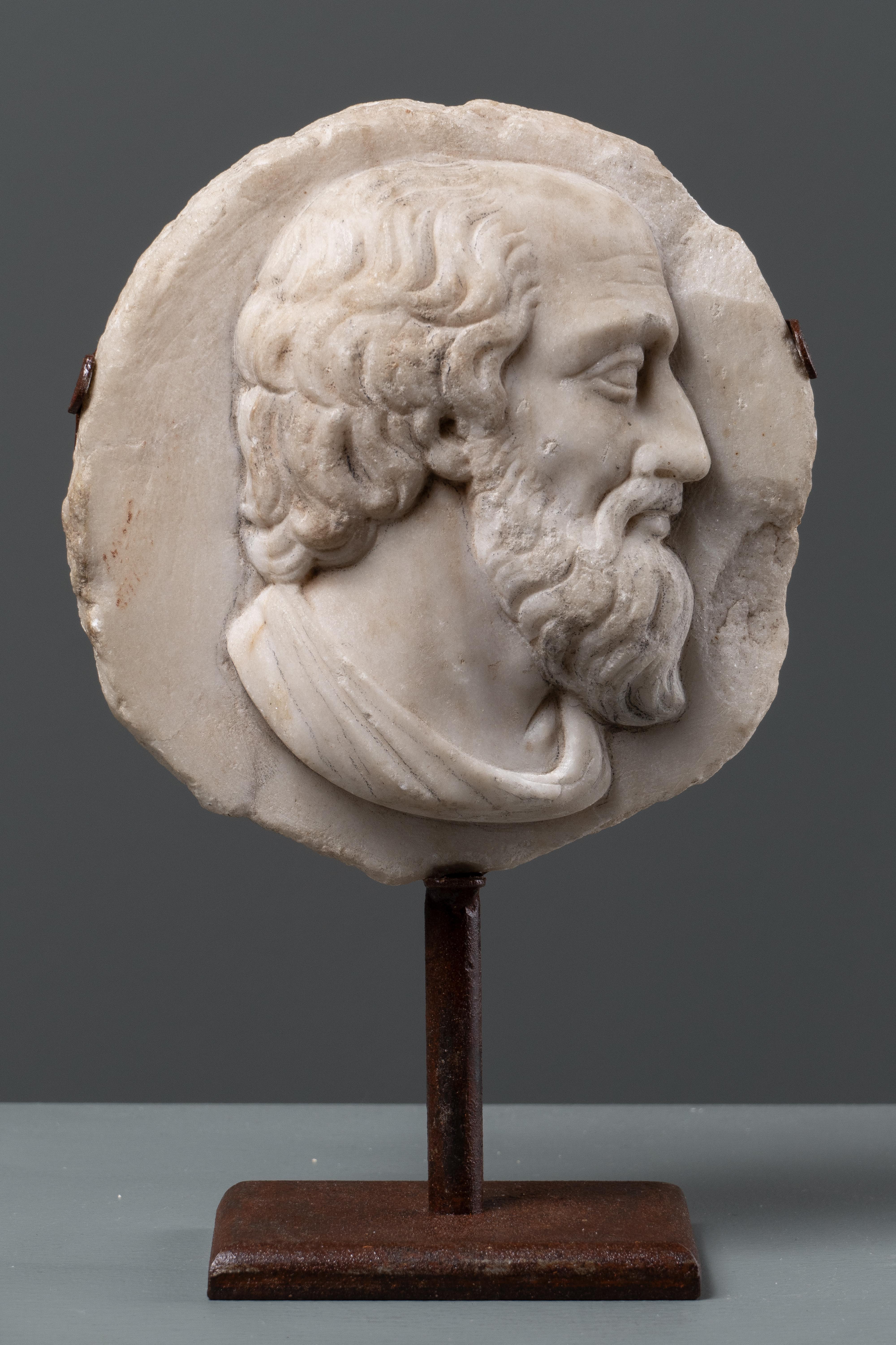 Unknown - ANCIENT ROMAN MARBLE SCULPTURE PORTRAIT HEAD OF A GIRL For ...