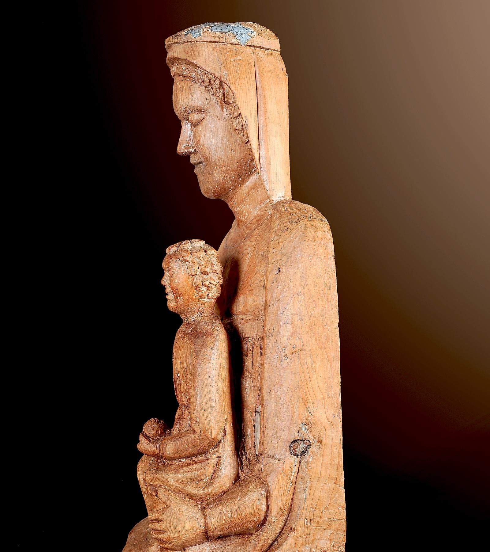 Unknown - Late Romanesque Madonna "Sedes Sapientiae" For Sale at ...