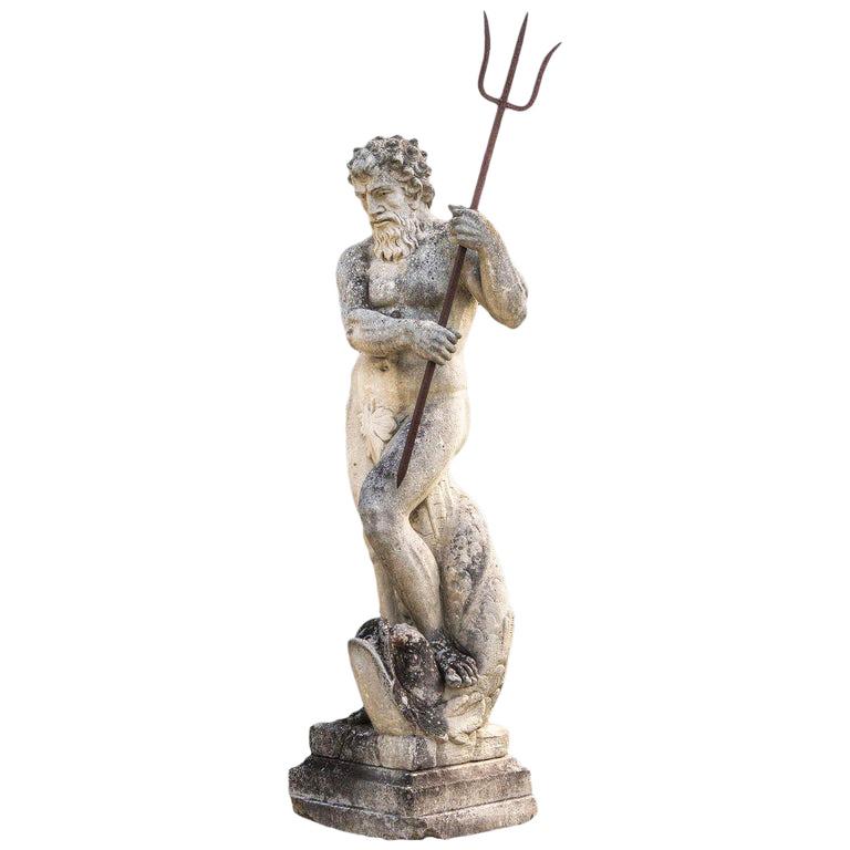 Unknown - Magnificent North Italian 19th Century Stone Sculpture Figure ...