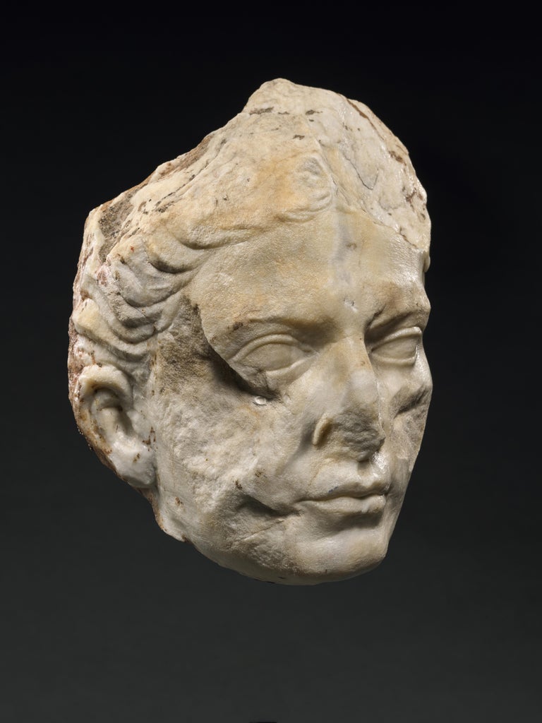 Unknown - Marble Face Portrait of a Woman Roman Empire circa 1-37 AD at ...