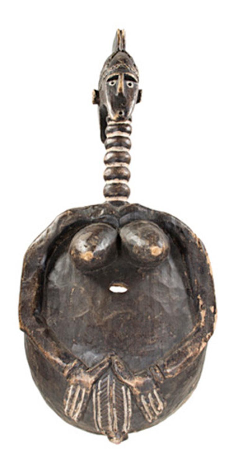 Unknown - "Mask, Baga Guinea," Carved Wood c. 1920 For Sale at 1stDibs