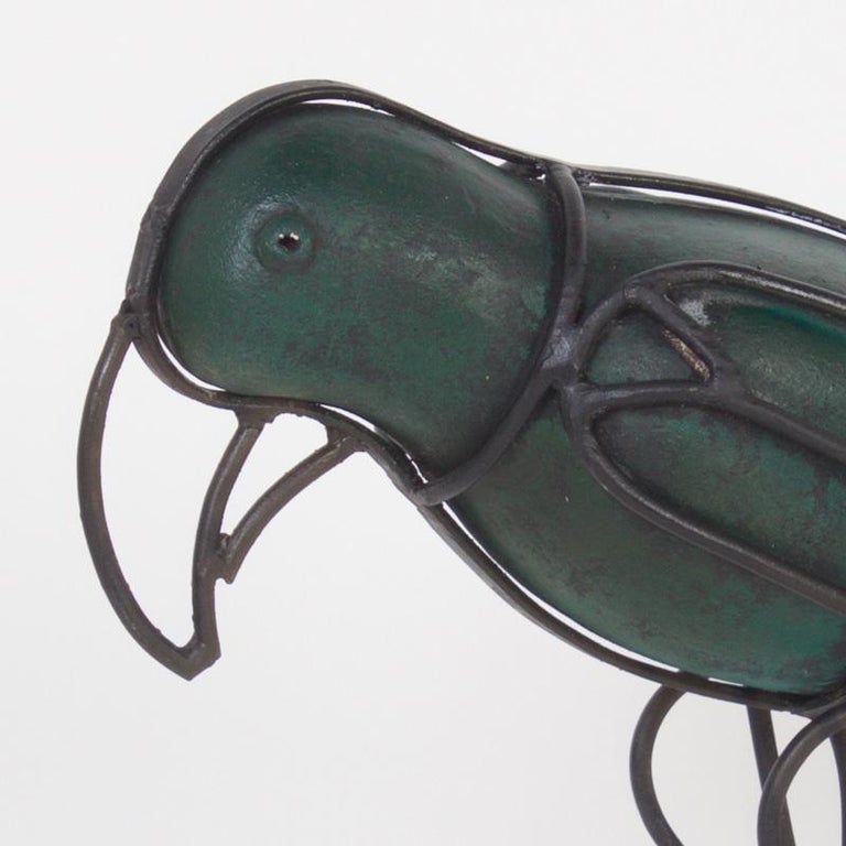 Unknown - Mid-Century Modern Metal Parrot Form Sculpture For Sale at ...