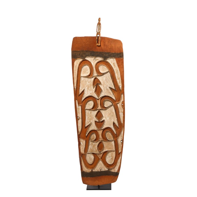 Unknown - Mid Century Oceanic Tribal Shield from Papua New Guinea For ...